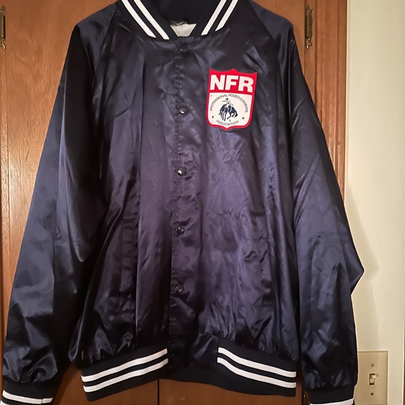rodeoquincy.com | Jackets & Coats | Navy Rodeo Quincy Nfr Silk Bomber ...